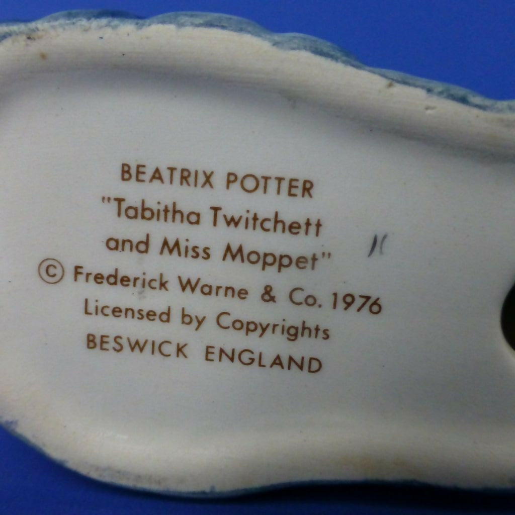 Beswick Beatrix Potter Figurine - Tabitha Twitchit and Miss Moppet BP3
