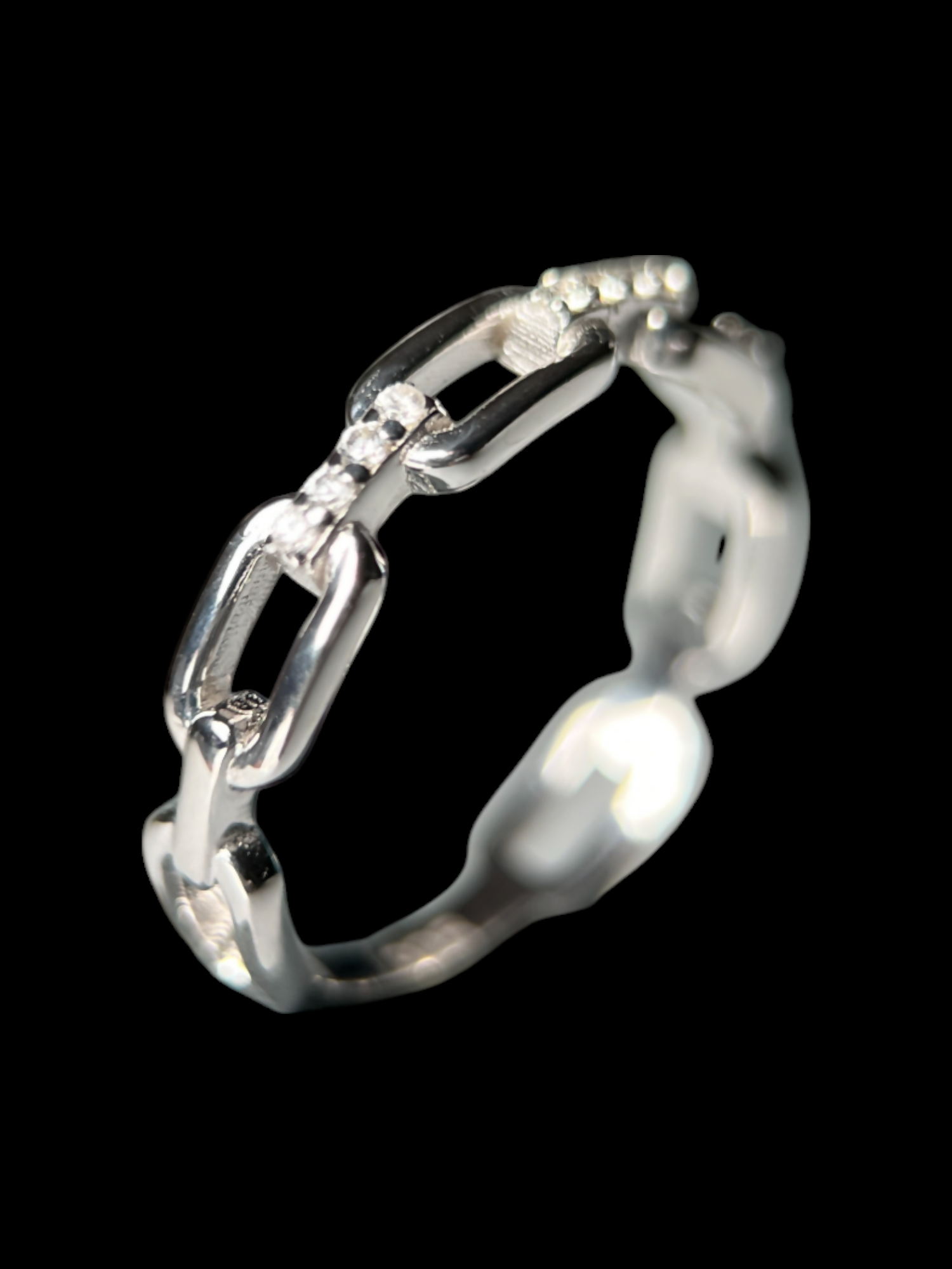 Infinity Link: Handmade 925 Sterling Silver Ring