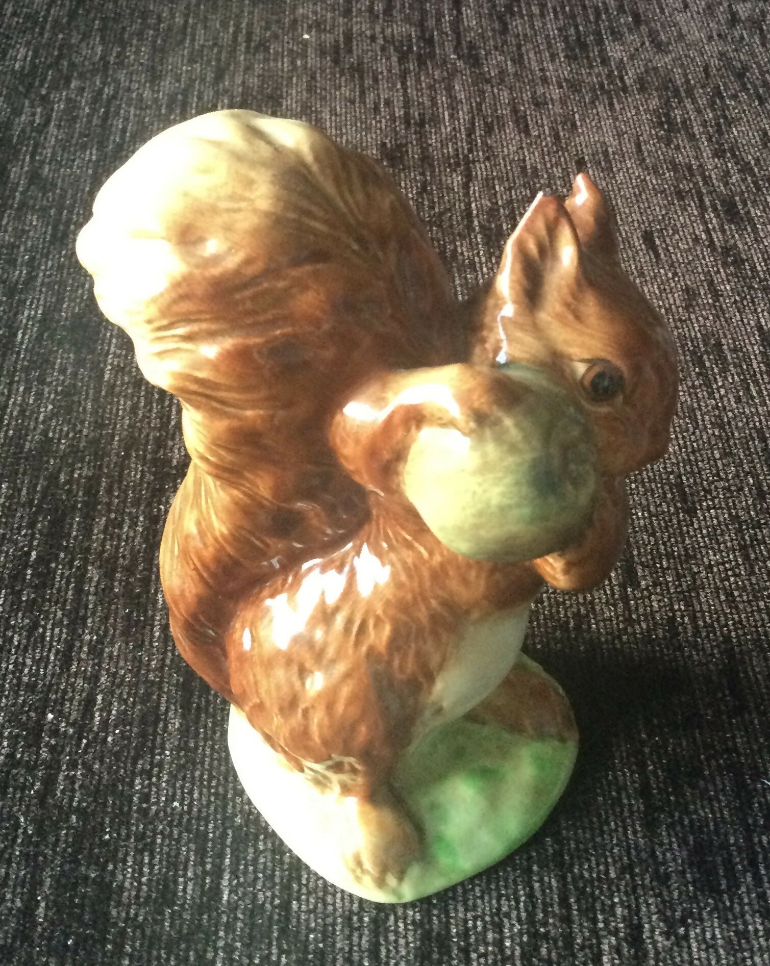 Beswick Squirrel Nutkin figurine Beswick Beatrix Potter Gold Backstamp