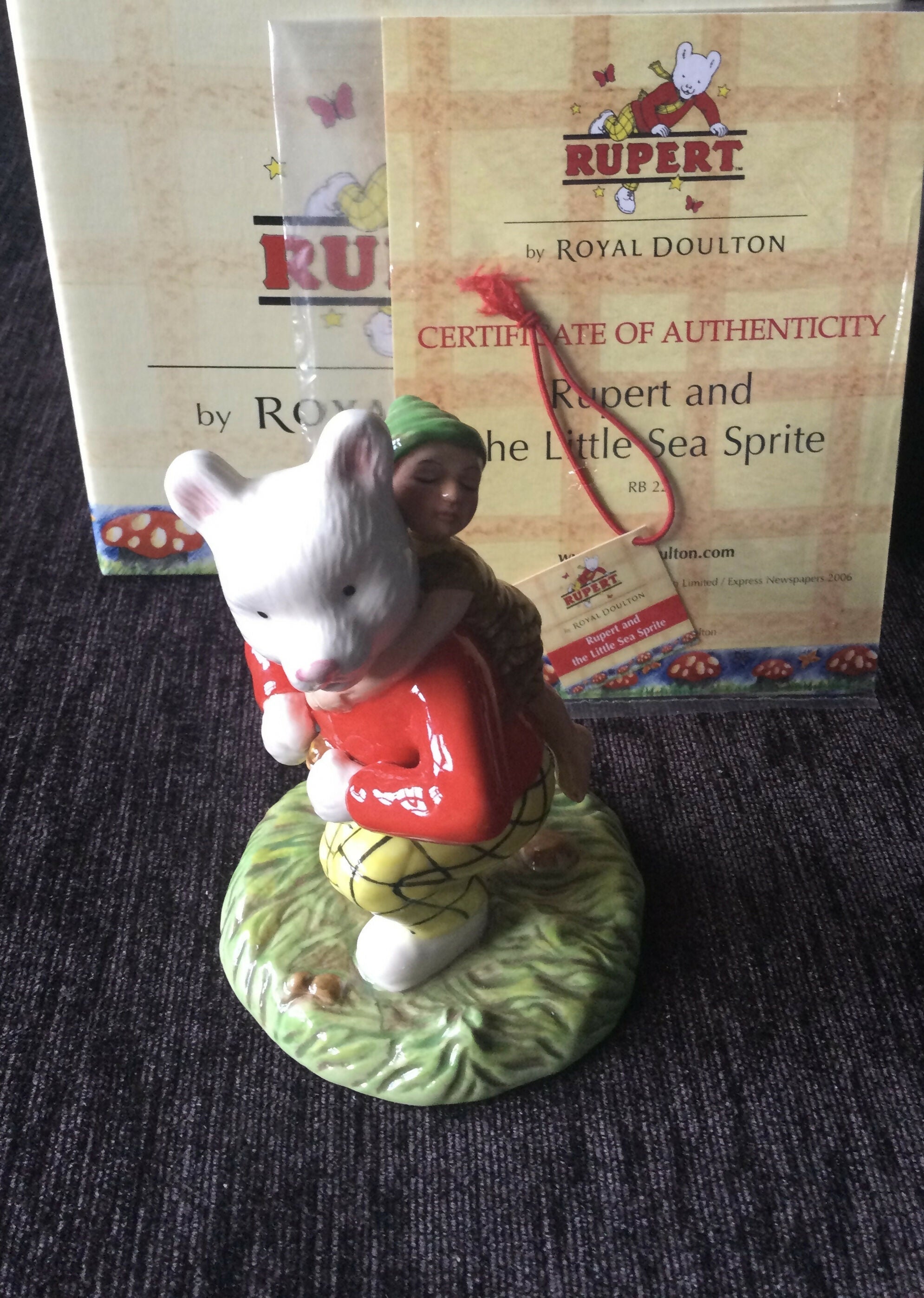 Royal Doulton Rupert The Bear Figurine Royal Doulton Rupert And The li