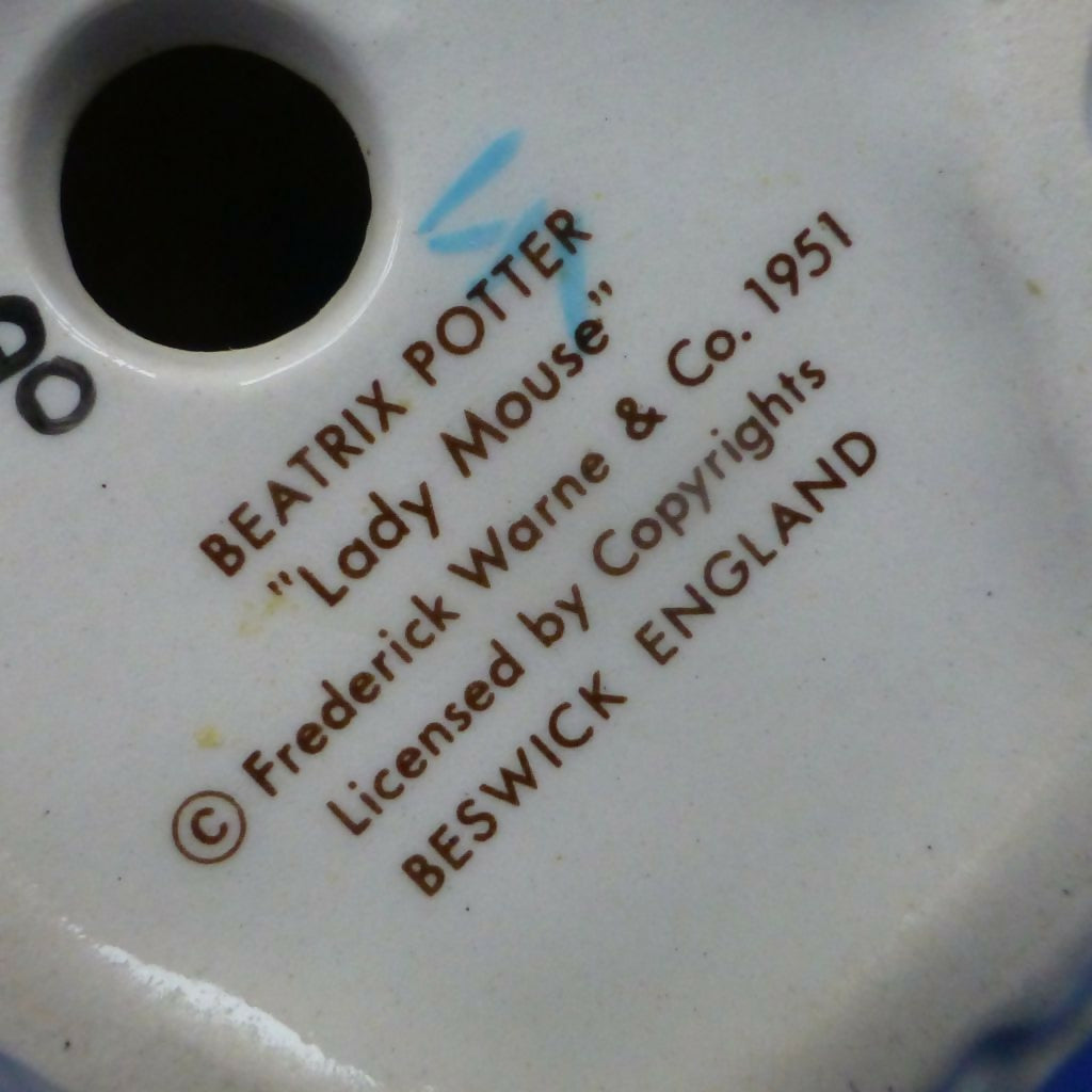 Beswick Beatrix Potter Figurine - Lady Mouse BP3C