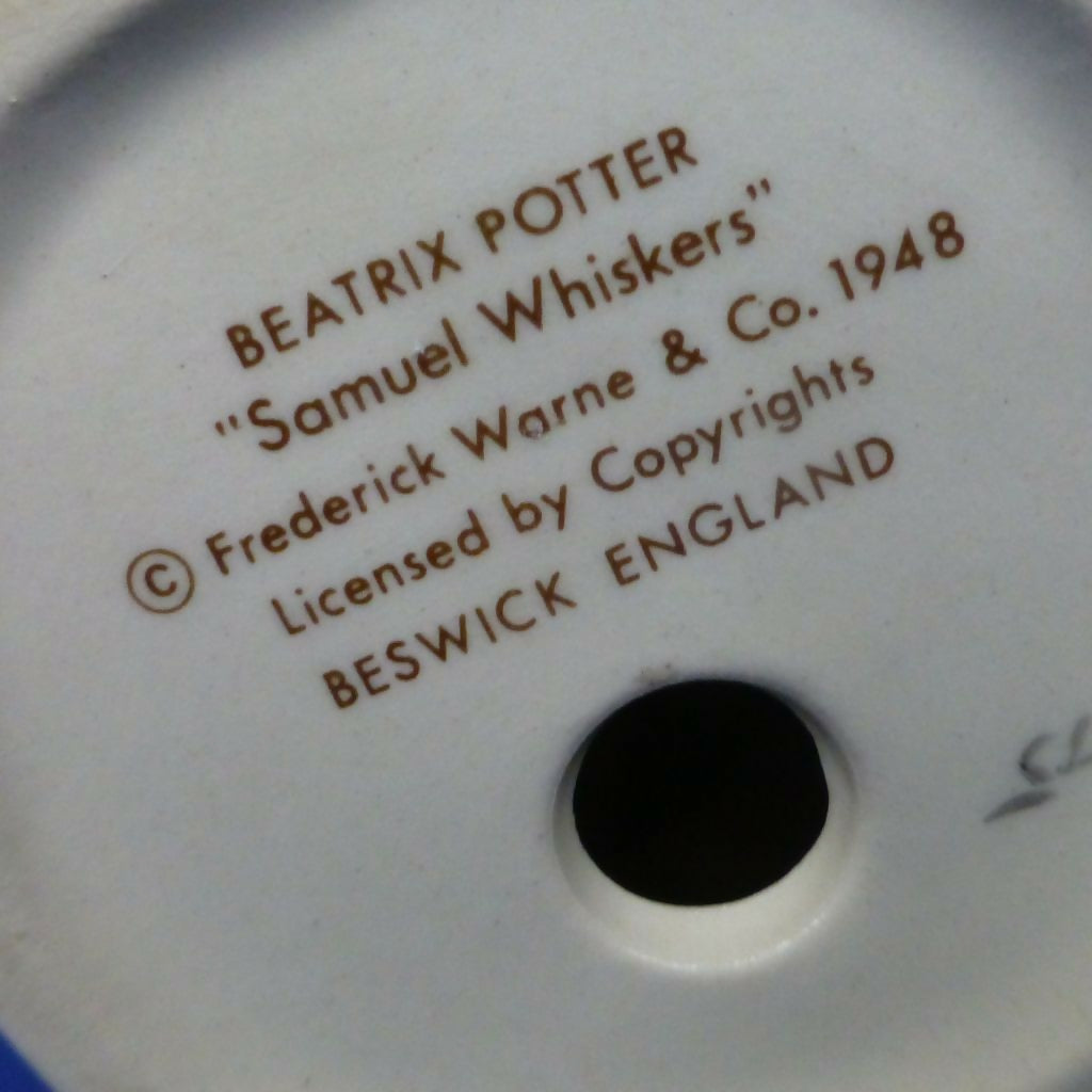 Beswick Beatrix Potter Figurine - Samuel Whiskers BP3C