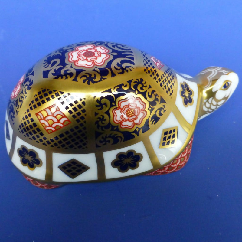 Royal Crown Derby Limited Edition Paperweight - Yorkshire Rose Tortois