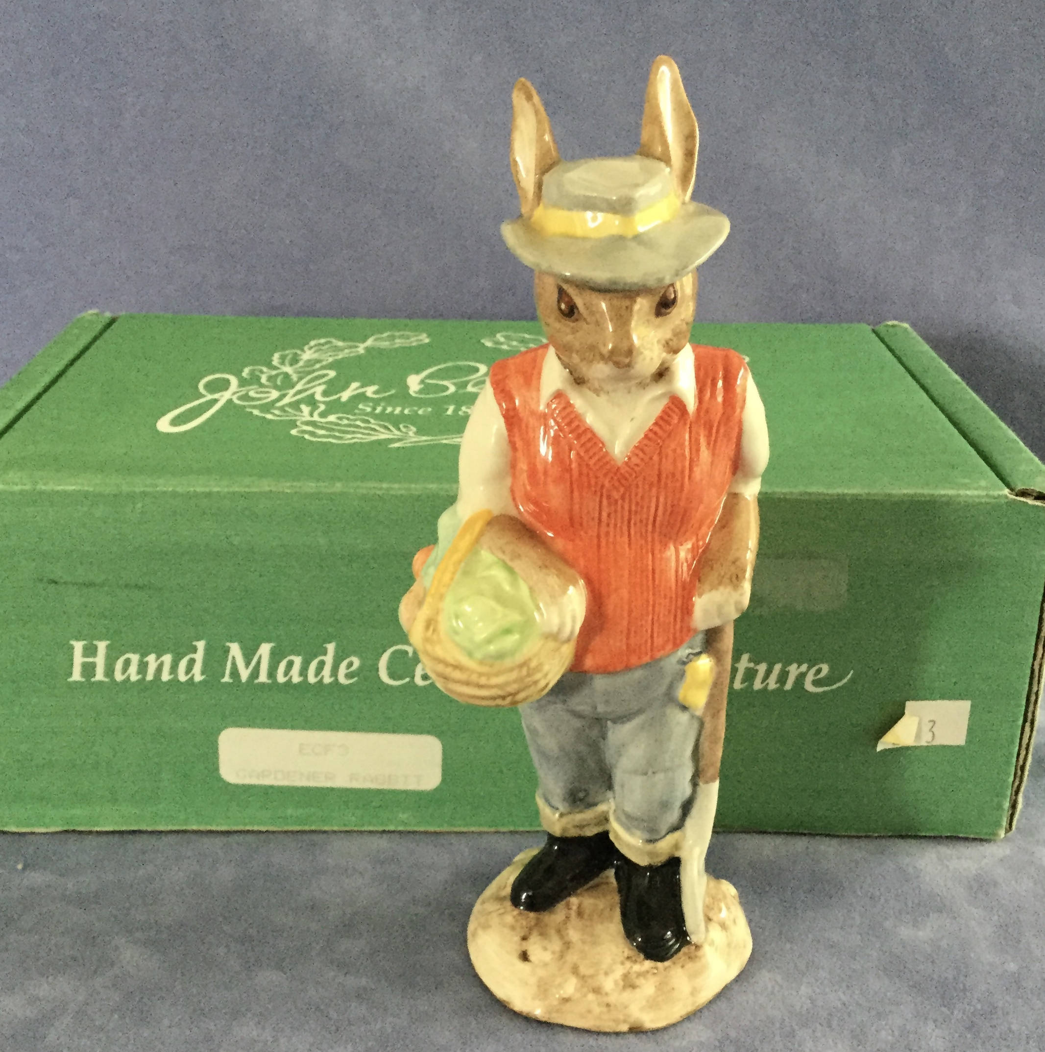 Beswick Rabbit Gardener figurine Beswick English Country Folk figure E