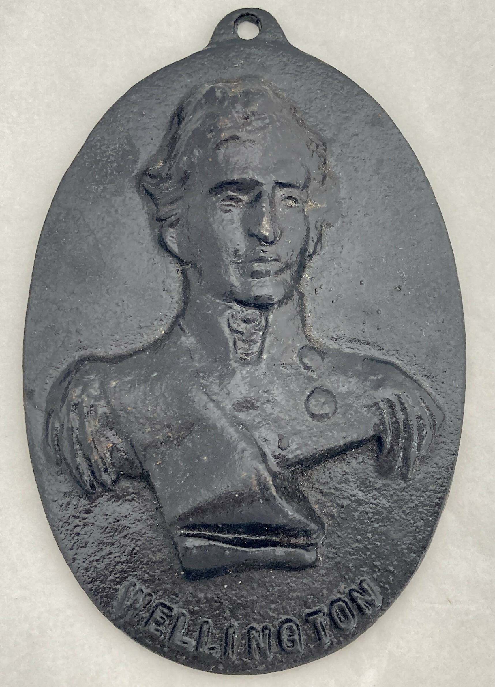 Duke Of Wellington 125th Anniversary of Death Cast Iron Relief Plaque.