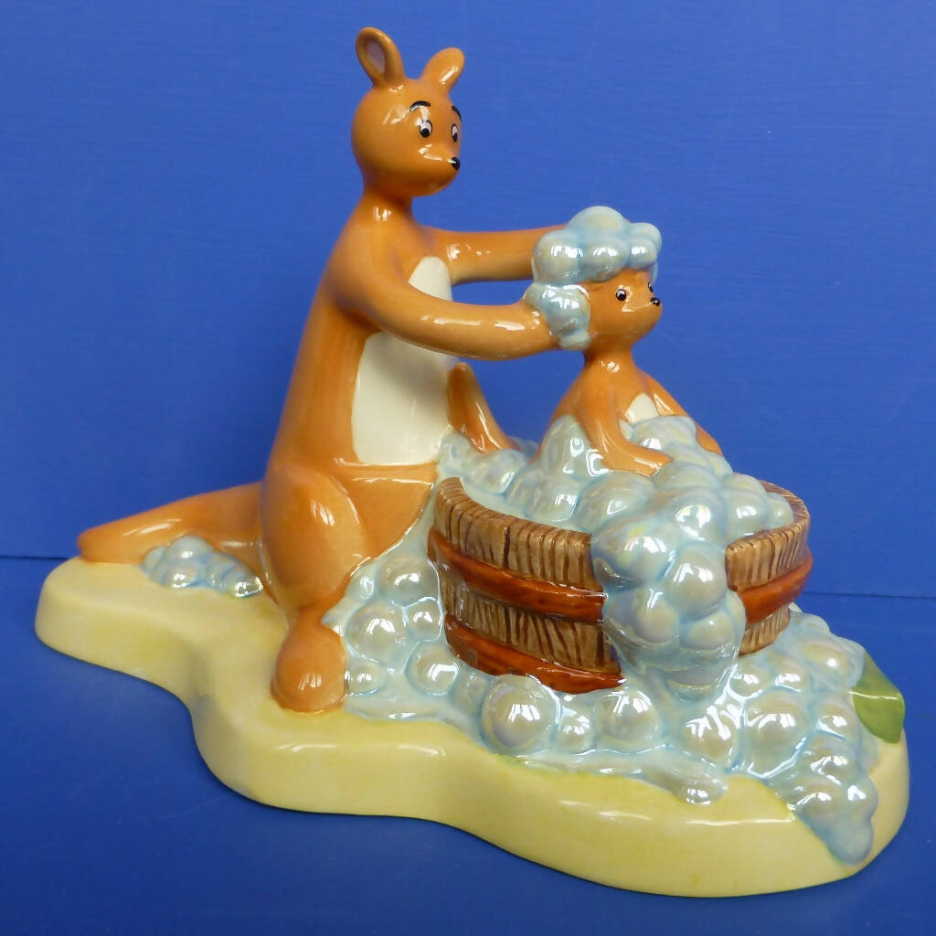Royal Doulton Winnie The Pooh Figurine - A Clean Little Roo is Best! W