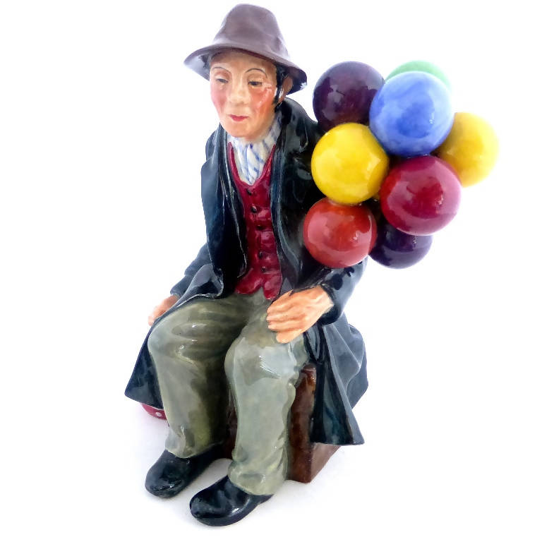 Royal Doulton Figurine - The Balloon Man HN1954 (Early Version With Bl