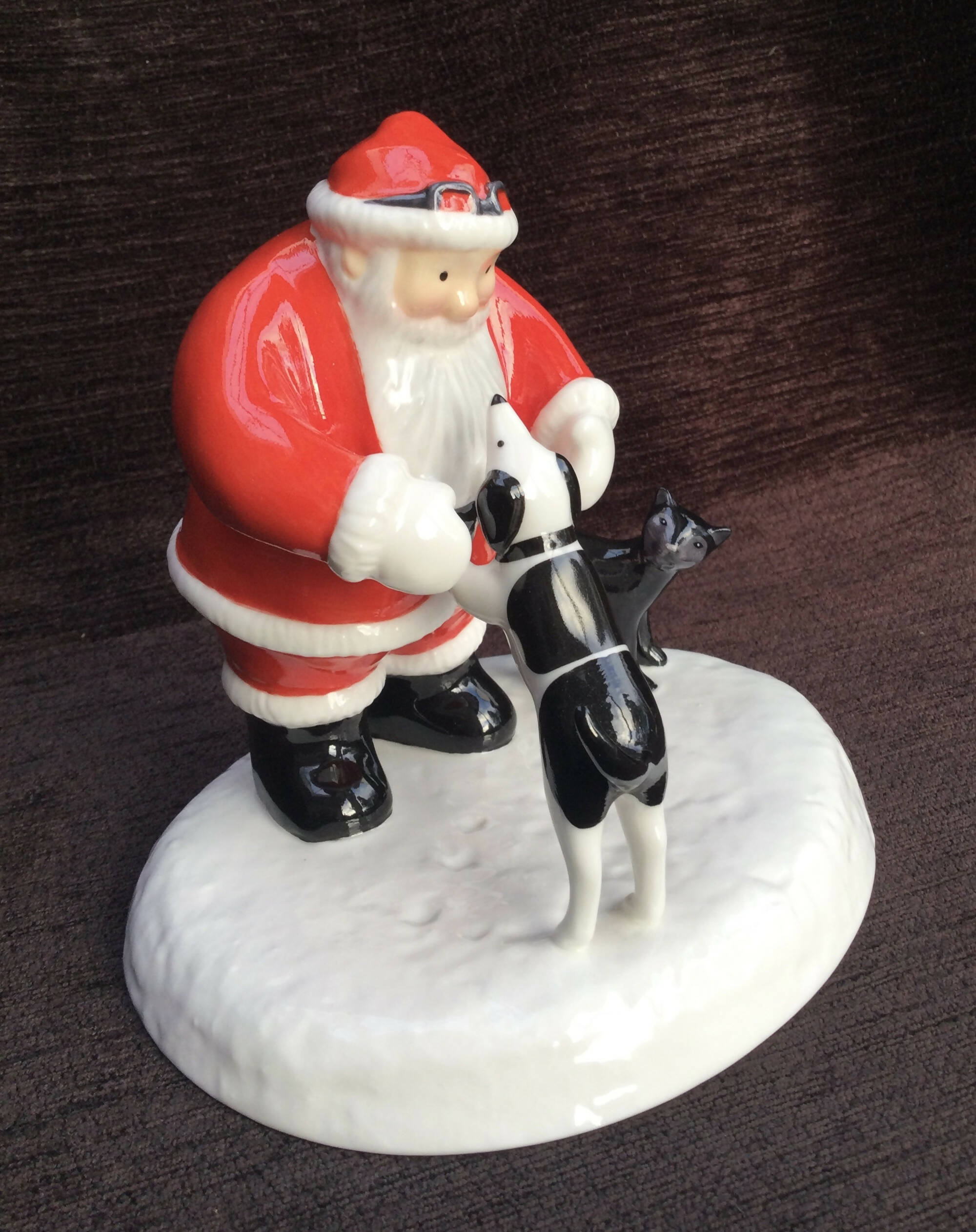 Coalport Father Christmas figure Coalport My Best Friends figure Coalp