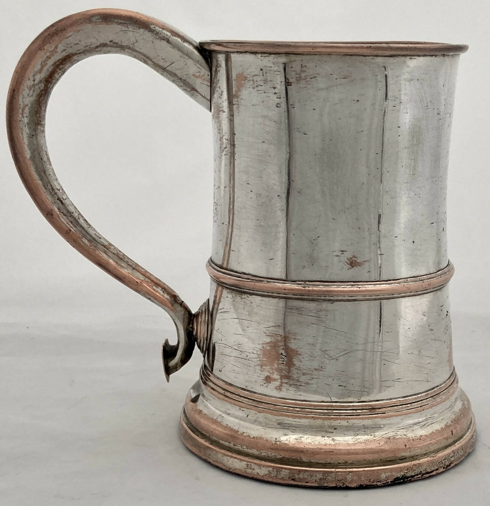 Georgian, George III, Old Sheffield Plate Tankard, circa 1770 - 1790.