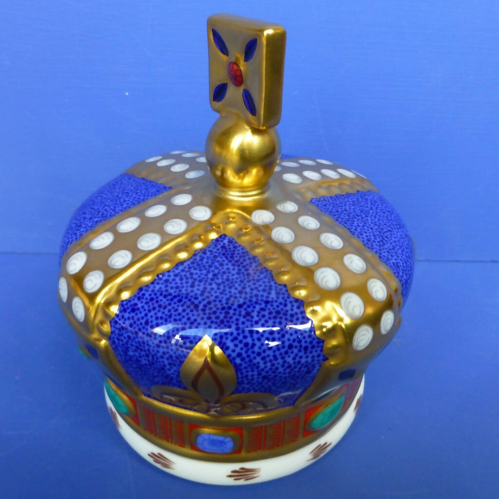 Royal Crown Derby Limited Edition Paperweight - 100 Royal Years Crown