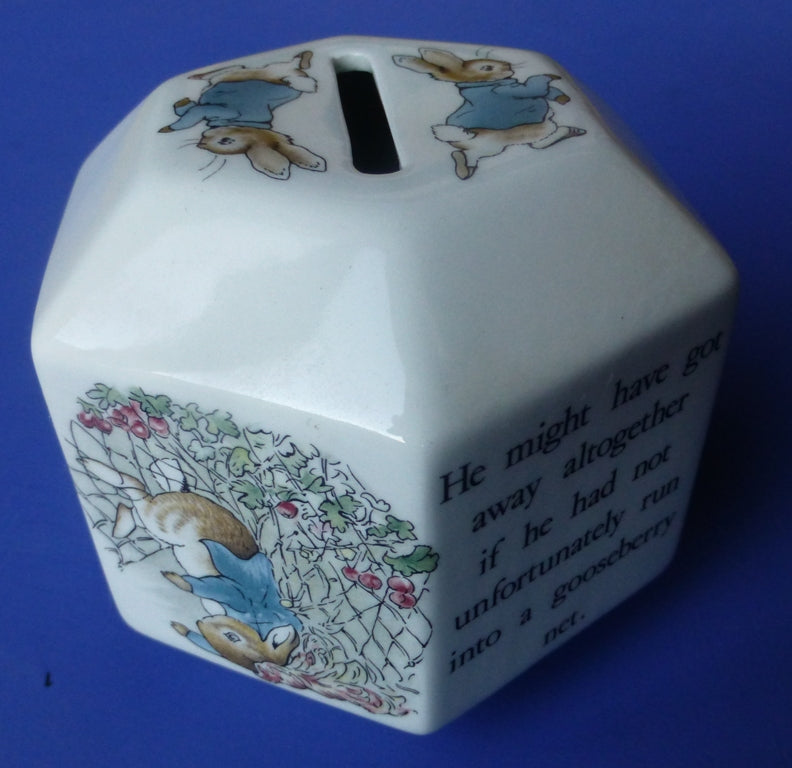 Wedgwood Beatrix Potter Peter Rabbit Money Box