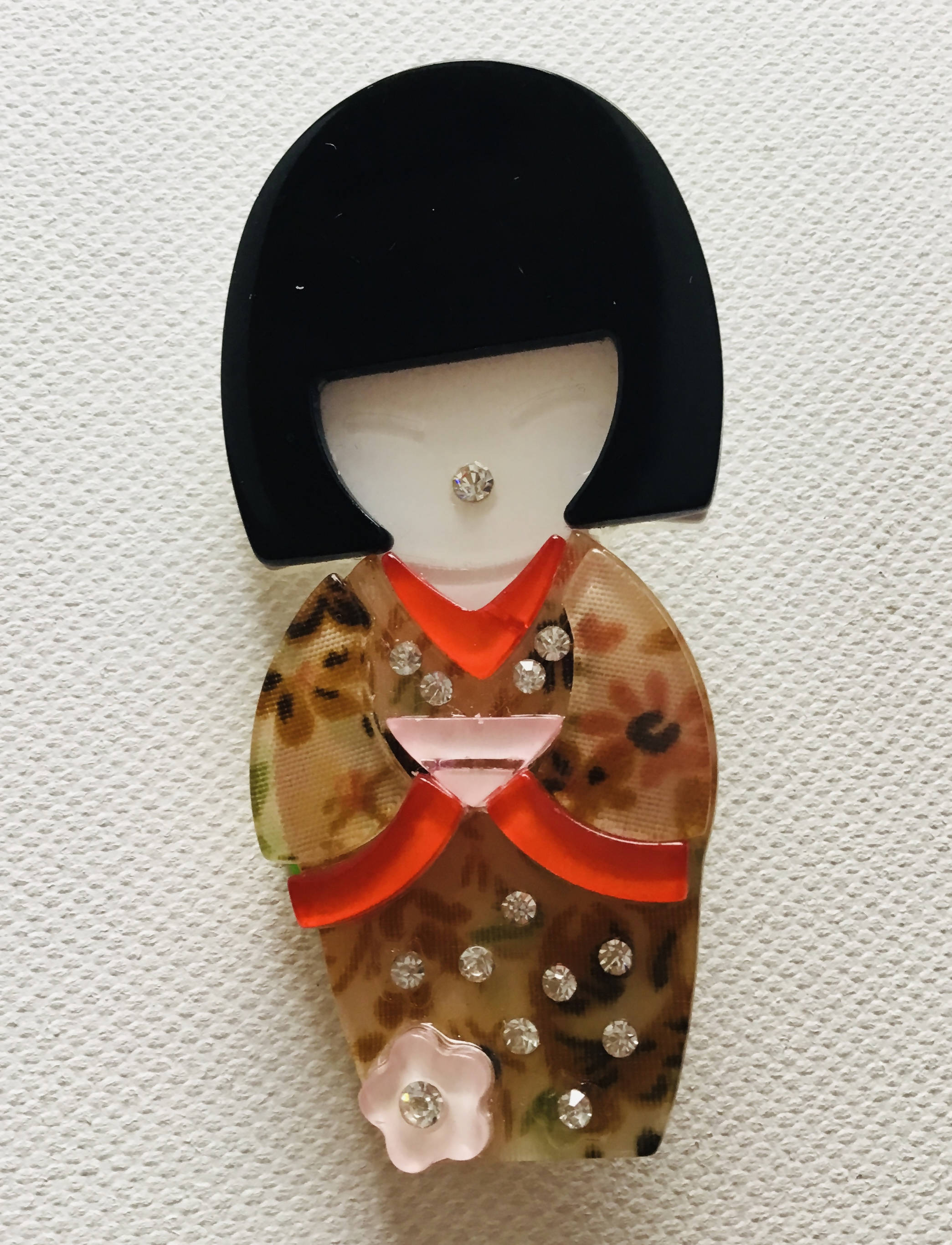 Geisha Girl Brooch