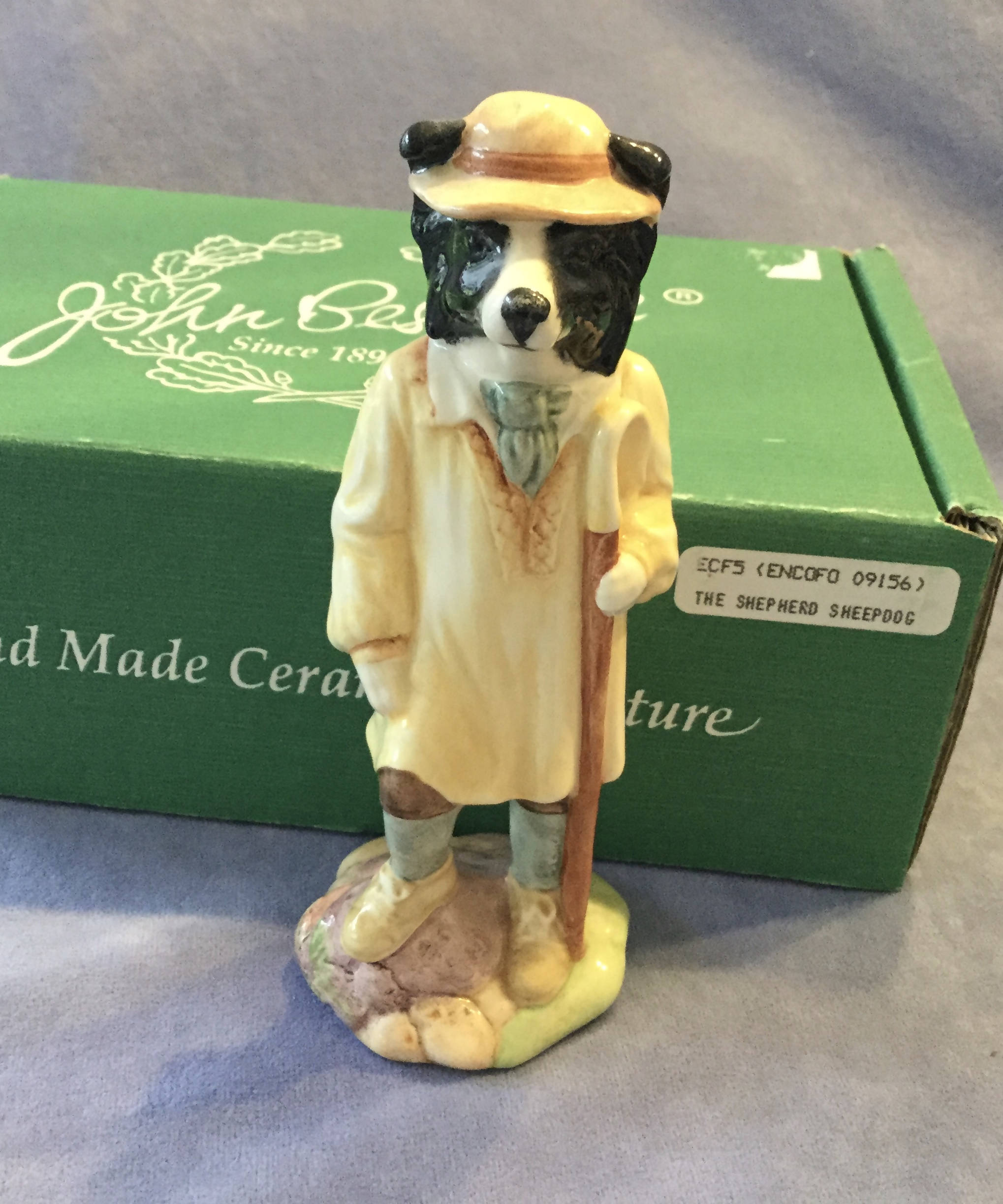 Beswick The Shepherd Sheepdog figure English Country Folk figurine ECF